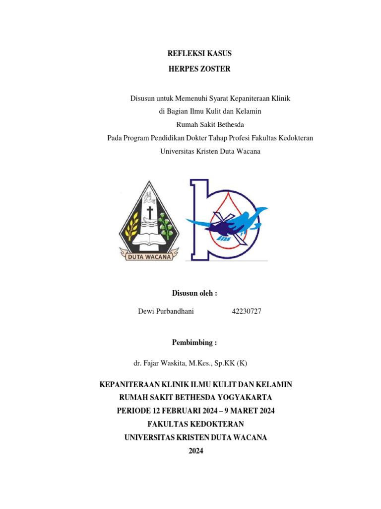 Refkas Dr. Fajar - Herpes Zoster | PDF