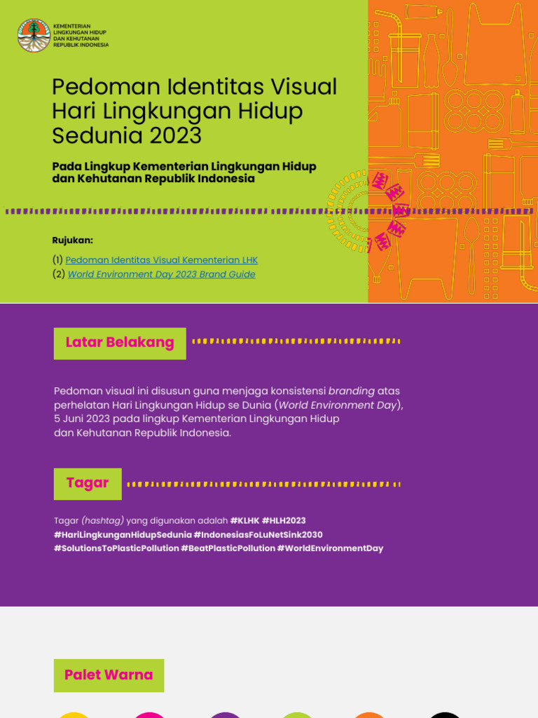 Pedoman Identitas Visual Hari Lingkungan Hidup Se-Dunia Kementerian LHK ...