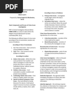 PNP Criminal Investigative Process Flowchart | PDF | Crime Scene | Crimes
