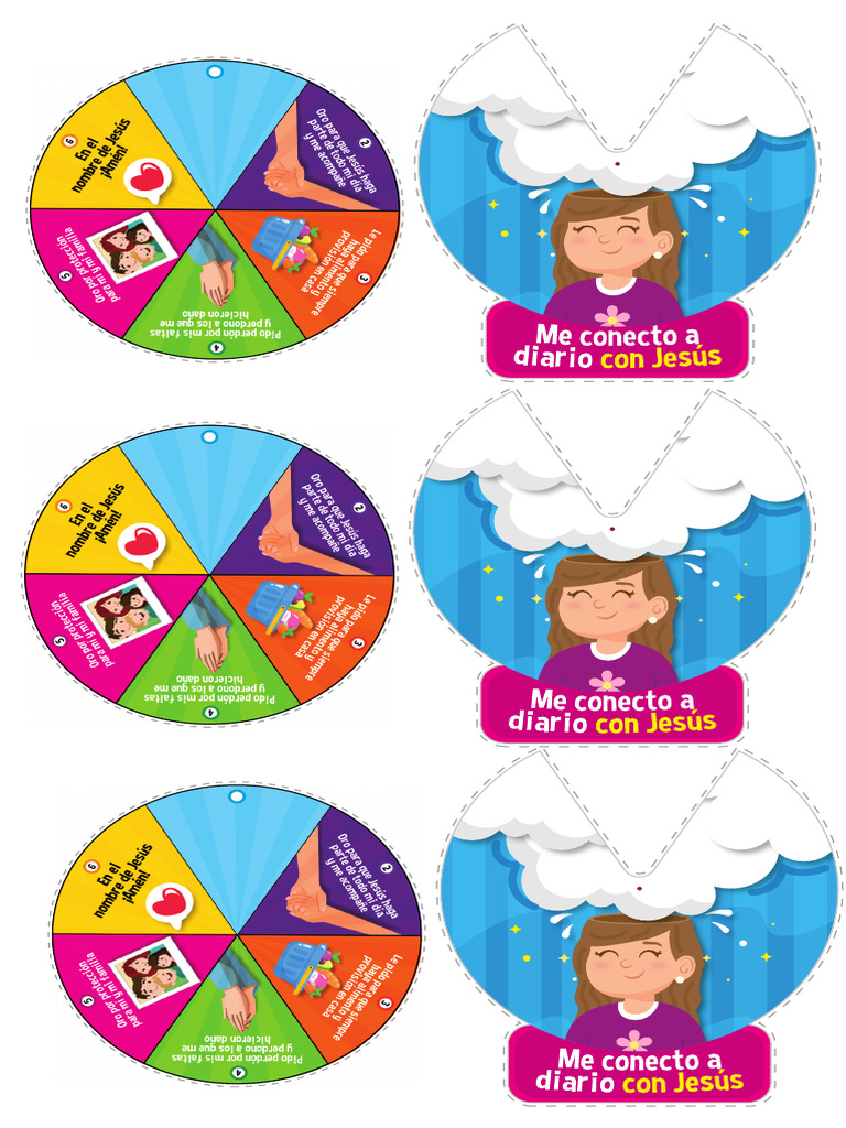 Ruleta Giratoria Me Conecto A Diario Con Jesús Niña | PDF