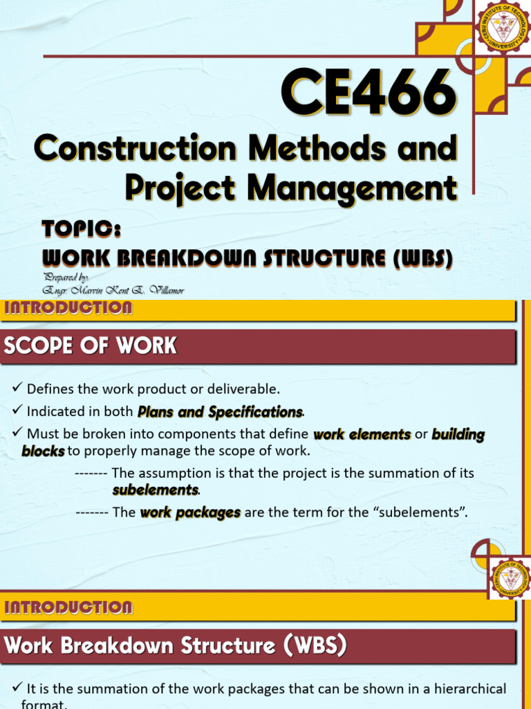 Activity-Topic_Work-Breakdown-Structure | PDF