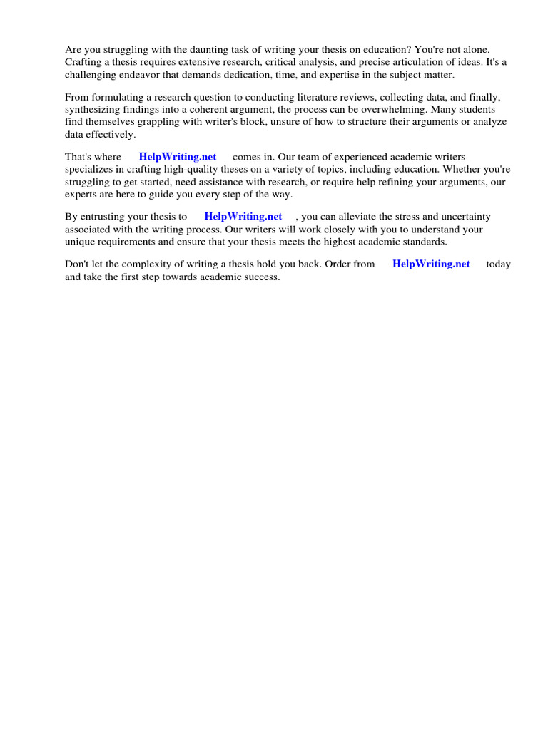 Sample Thesis Title Education | PDF | Thesis