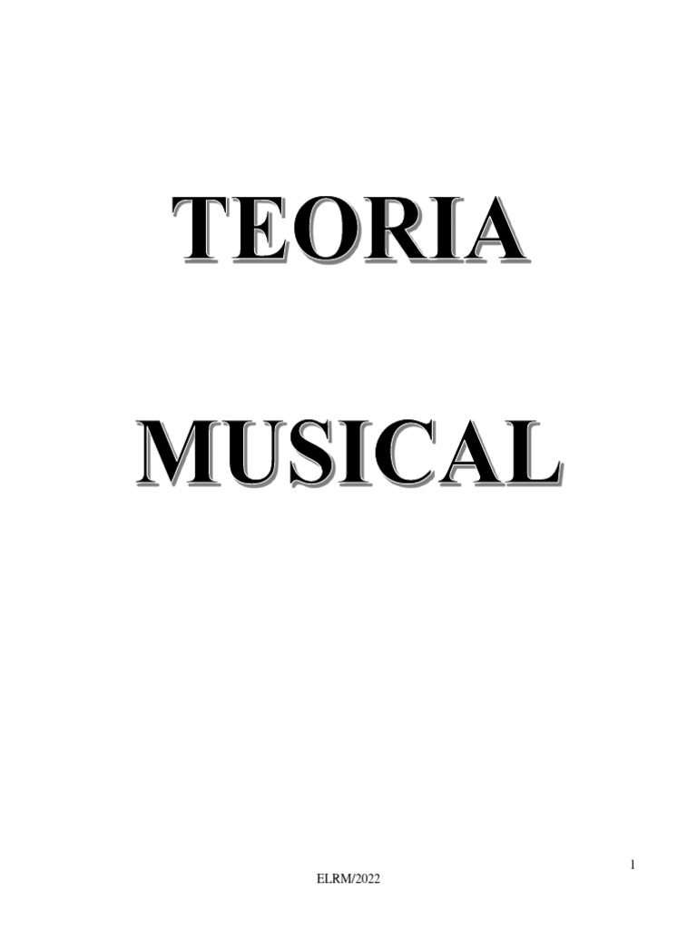 Teoria Musical | PDF | Escala (música) | Intervalo (música)