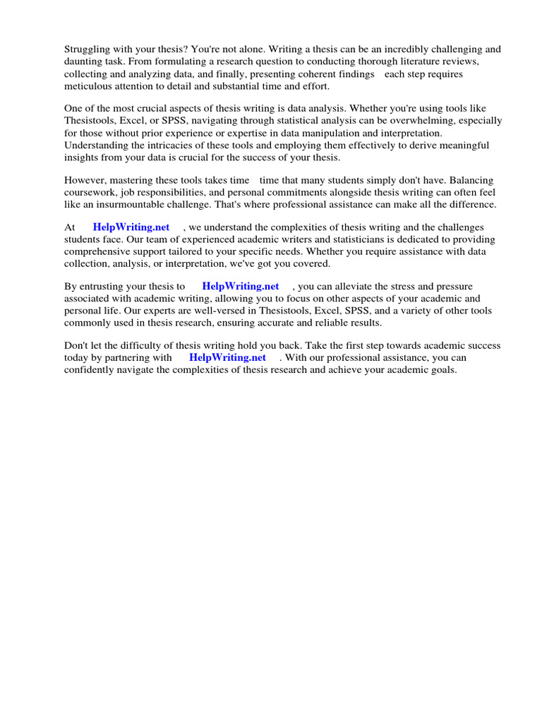 Thesistools Excel Spss | PDF | Spss | Statistics