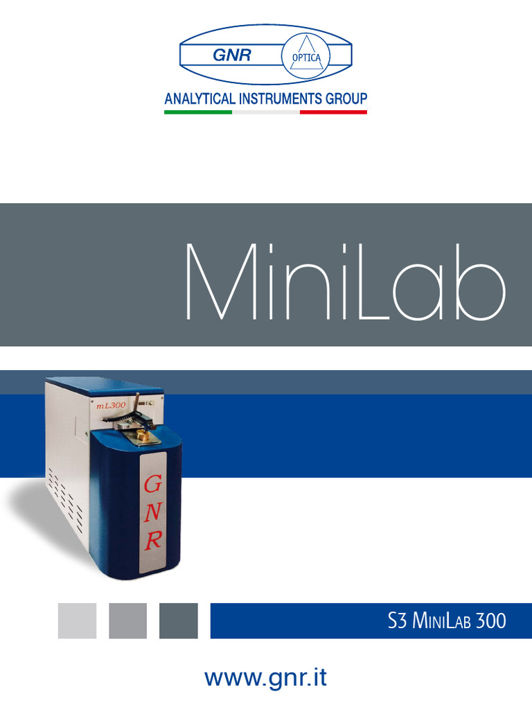 S3 MiniLab 300 | PDF | Spectrometer | Chemistry