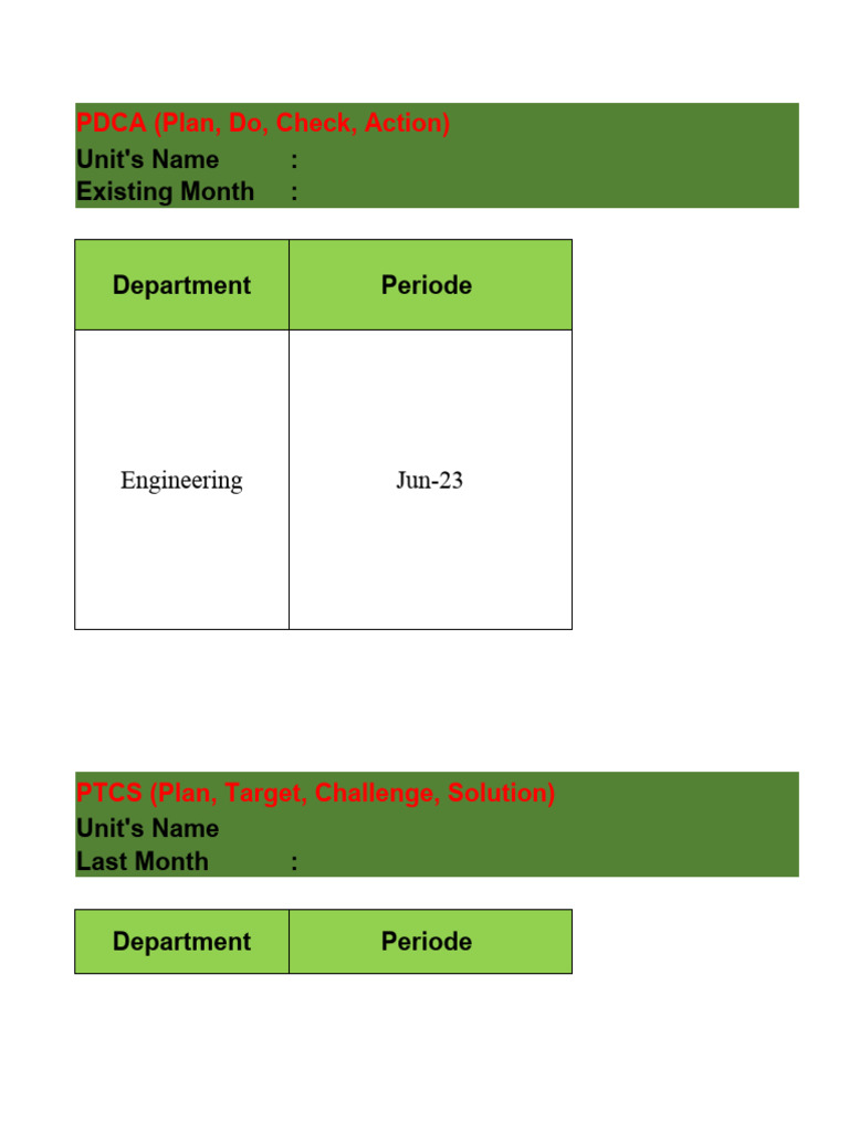 Pdca GB Juni 2023 | PDF