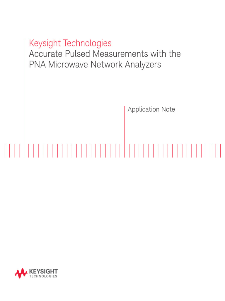 Accurate Pulsed Measurements With The PNA Microwave Network Analyzers ...