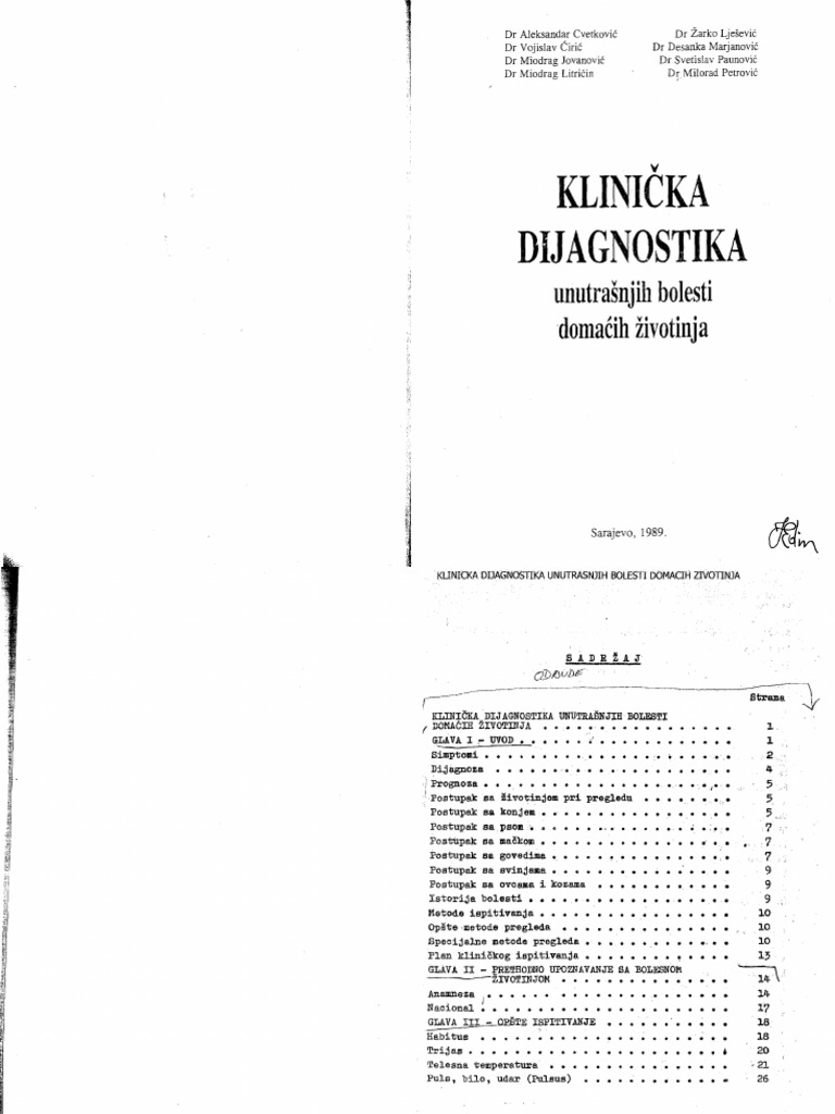 Klinička Dijagnostika | PDF