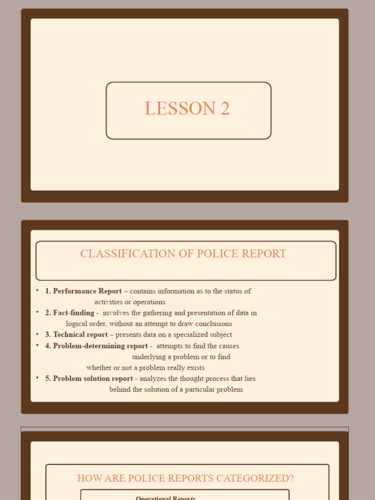Lesson 2 | PDF | Police | Memorandum