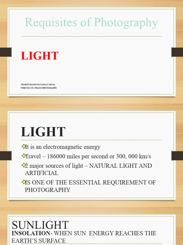 Essentials of Light in Photography | PDF