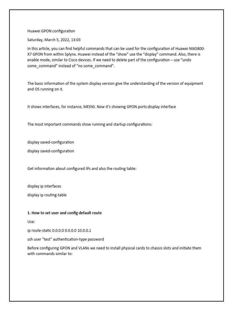 Gpon | PDF | Networking Standards | Network Protocols