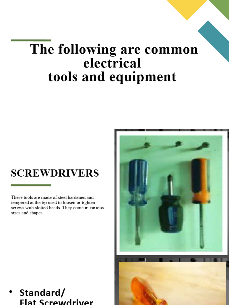 Lecture Eim Tools and Equipment | PDF