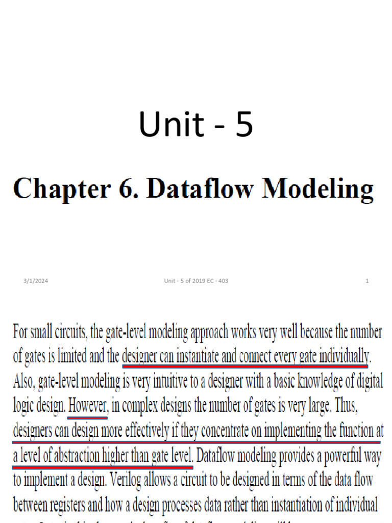 Unit - 5 of 2019 - 20 EC 403 | PDF | Mathematical Logic | Computer Science