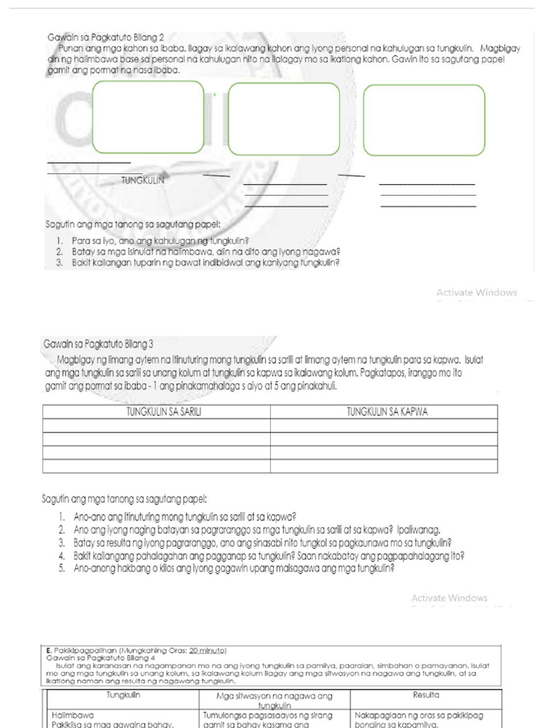 Homeroom-Guidance Assignment | PDF