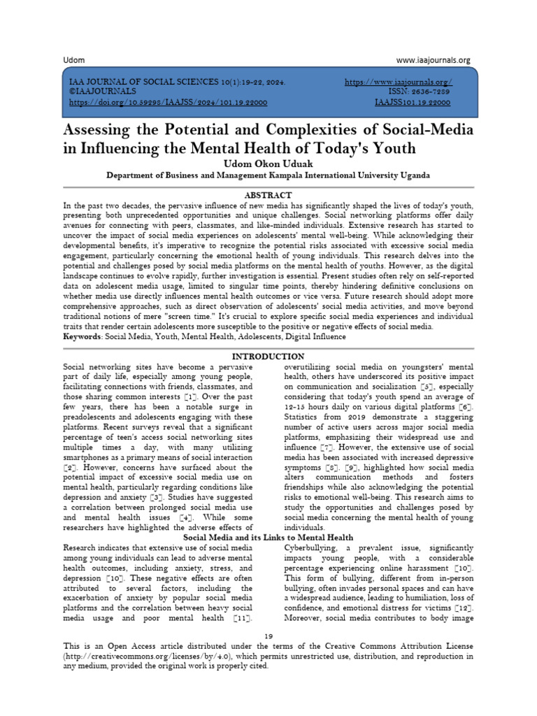 Assessing The Potential and Complexities of Social-Media in Influencing ...