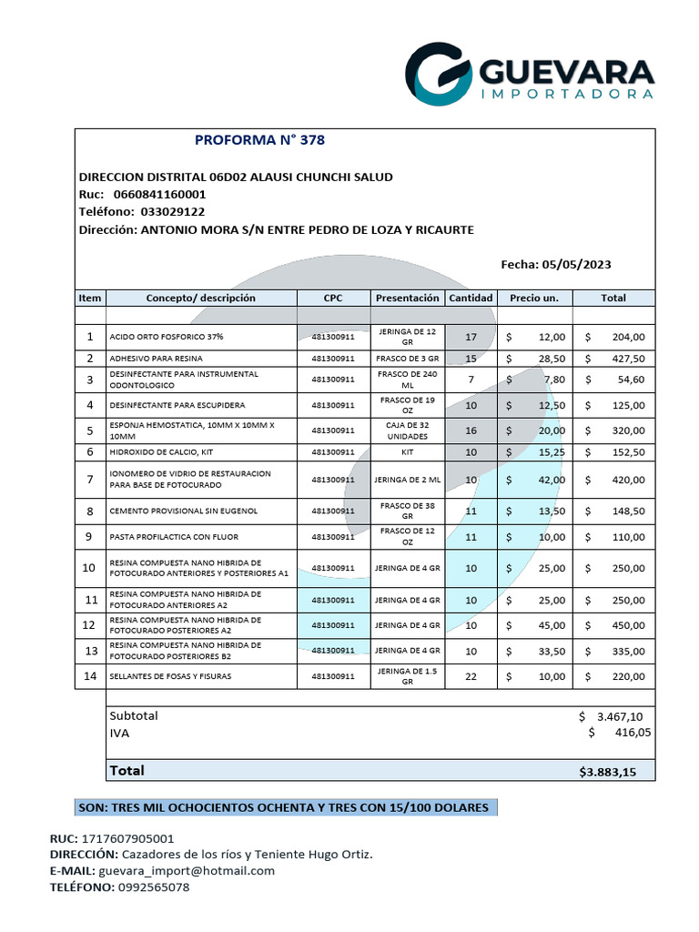 PROFORMA 378-Signed | PDF