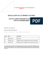 Delegation of Authority Matrix | PDF | Marketing | Budget