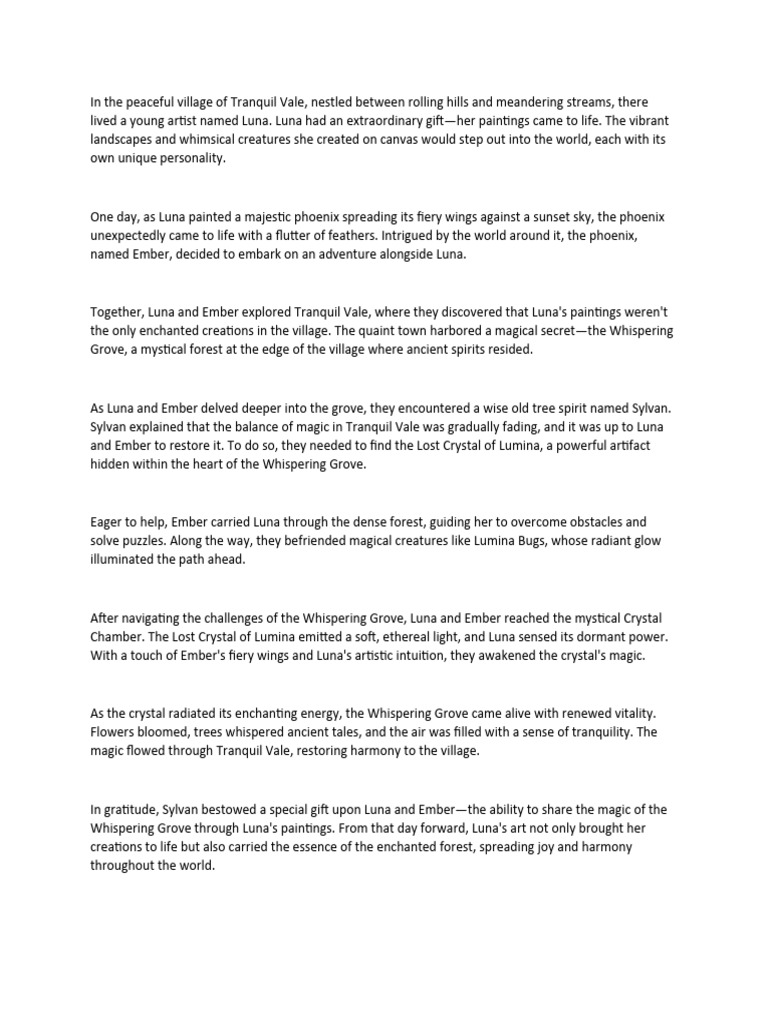 Random Story 5 | PDF | Classics