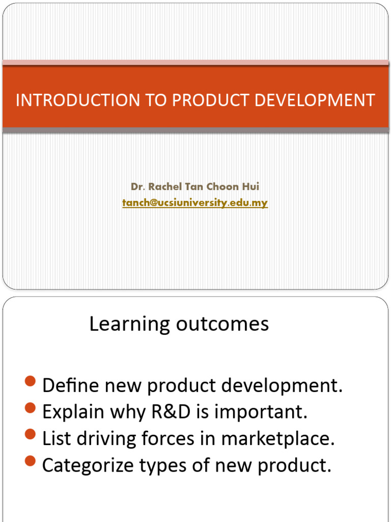 Introduction to Product Development | PDF | Business