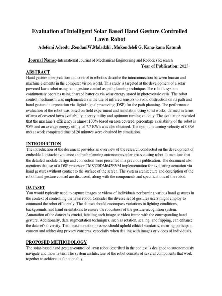 Simultaneous Localization and Mapping Technique Based Autono | PDF ... Simultaneous Localization and Mapping Technique Based Autono | PDF ...