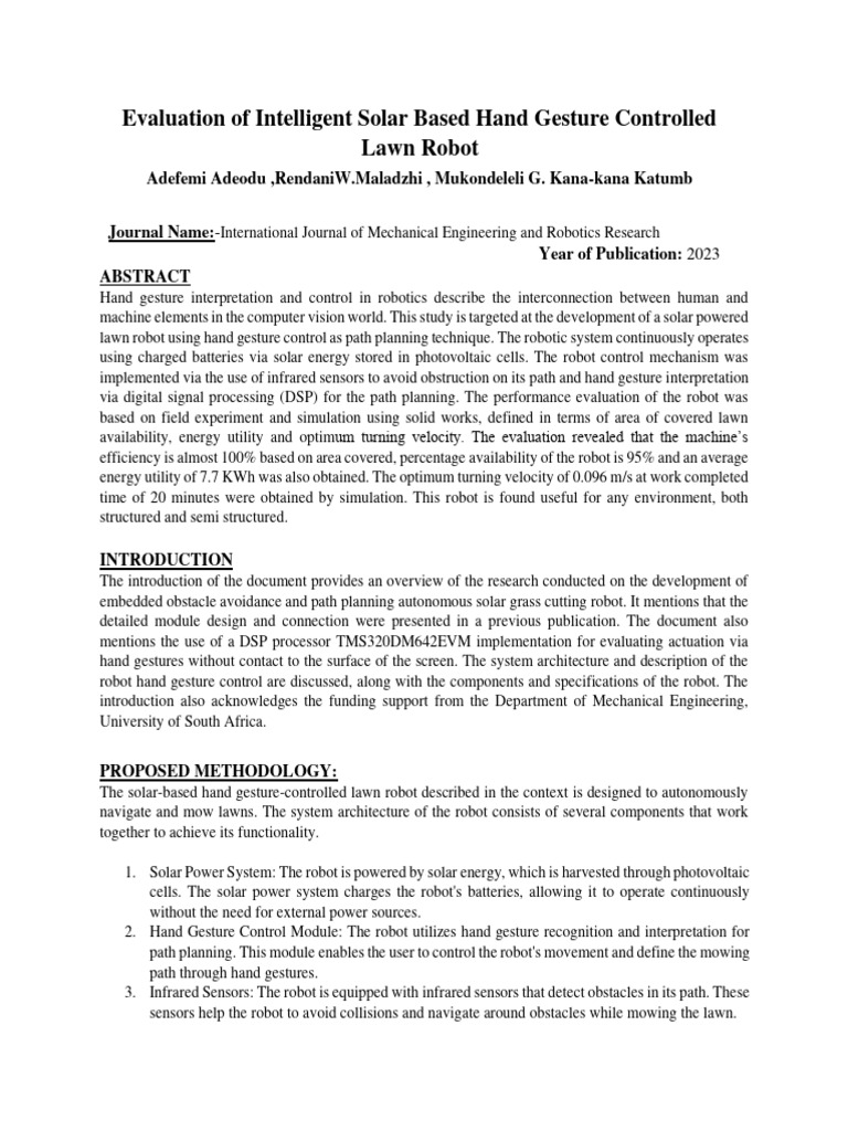 Simultaneous Localization and Mapping Technique Based Autono | PDF ... Simultaneous Localization and Mapping Technique Based Autono | PDF ...