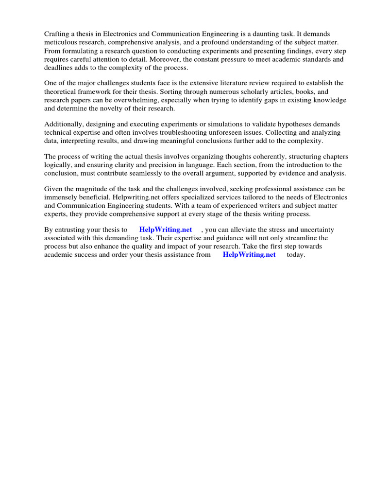 ECE Thesis Writing Support | PDF | Internet Of Things | Engineering