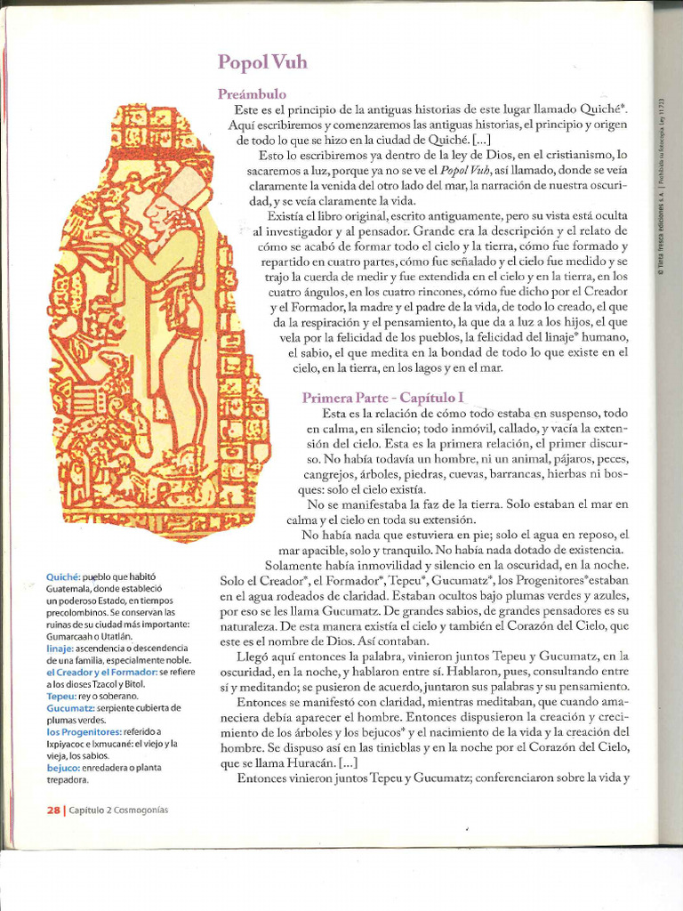 Popol Vuh (Fragmento) | PDF