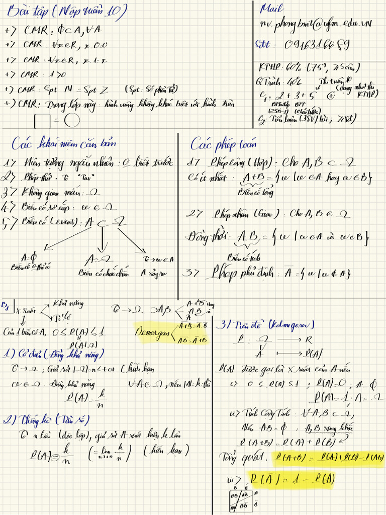 Lí Thuyết XSTK | PDF