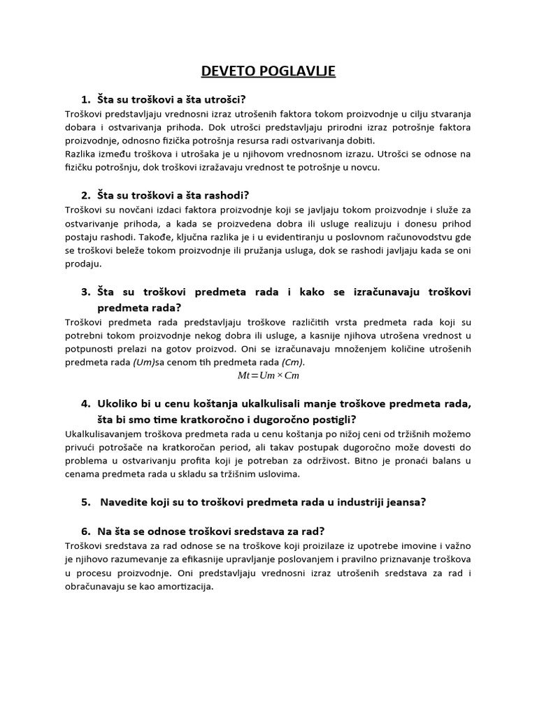 Osnovi Ekonomije | PDF