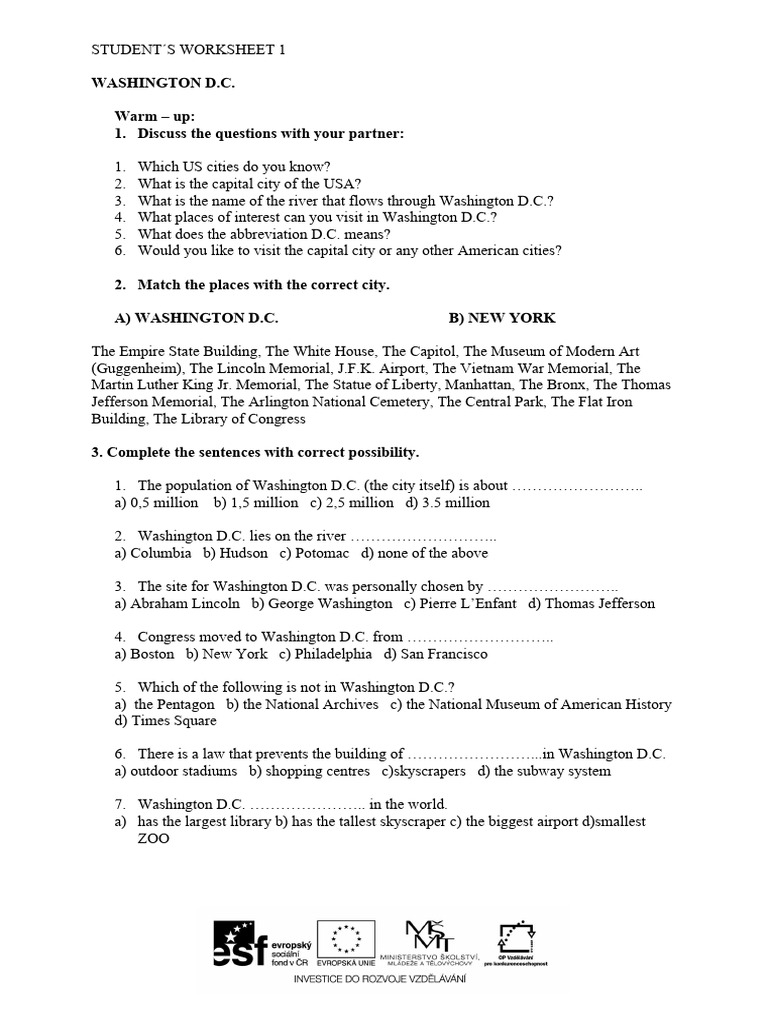 Prac List Washington DC | PDF