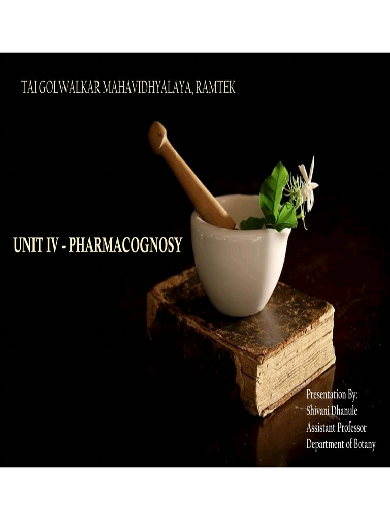 Pharmacognosy 2 | PDF