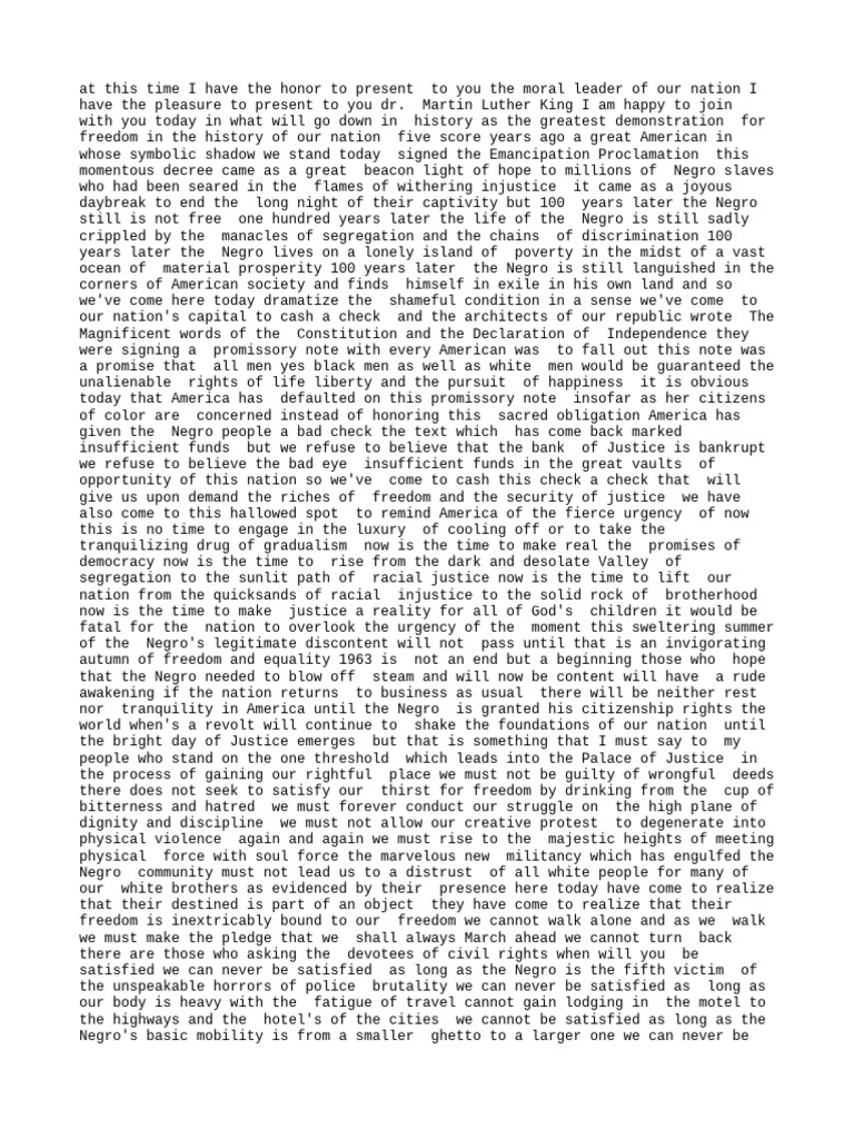 [English] Discurso para la Historia, completo, Martin Luther King, I ...