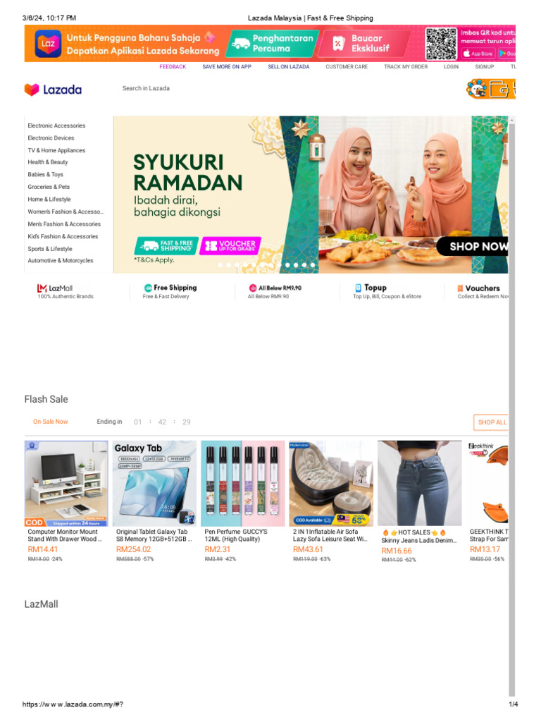 Lazada Malaysia - Fast & Free Shipping | PDF | Online Shopping | E Commerce