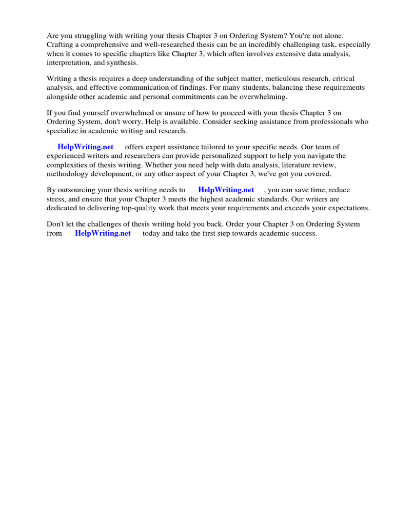Ordering System Thesis Chapter 3 | PDF | Computer Programming ...