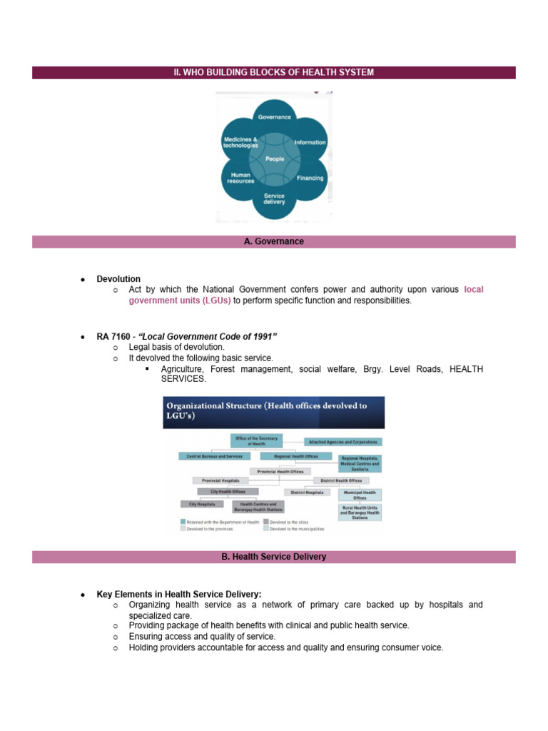 Building Blocks of Healthcare System | Download Free PDF | Health Care ...