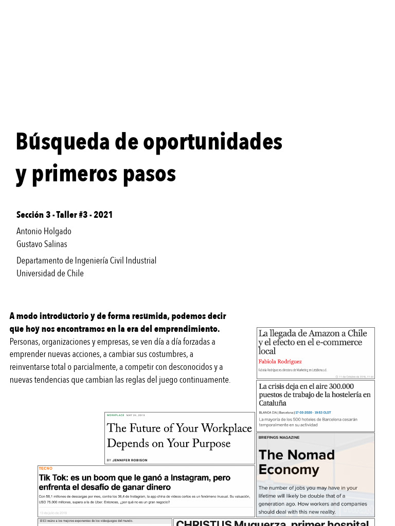 B Squeda de Oportunidades | PDF | Empresa de inicio | Pequeñas empresas y emprendedores