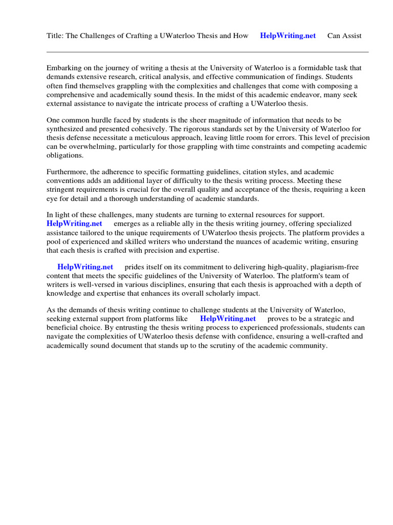 Uwaterloo Thesis Defense Pdf Thesis Microsoft Power Point