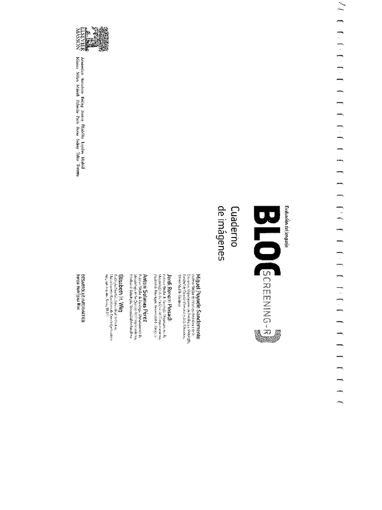 BLOC Screening - R Test | PDF