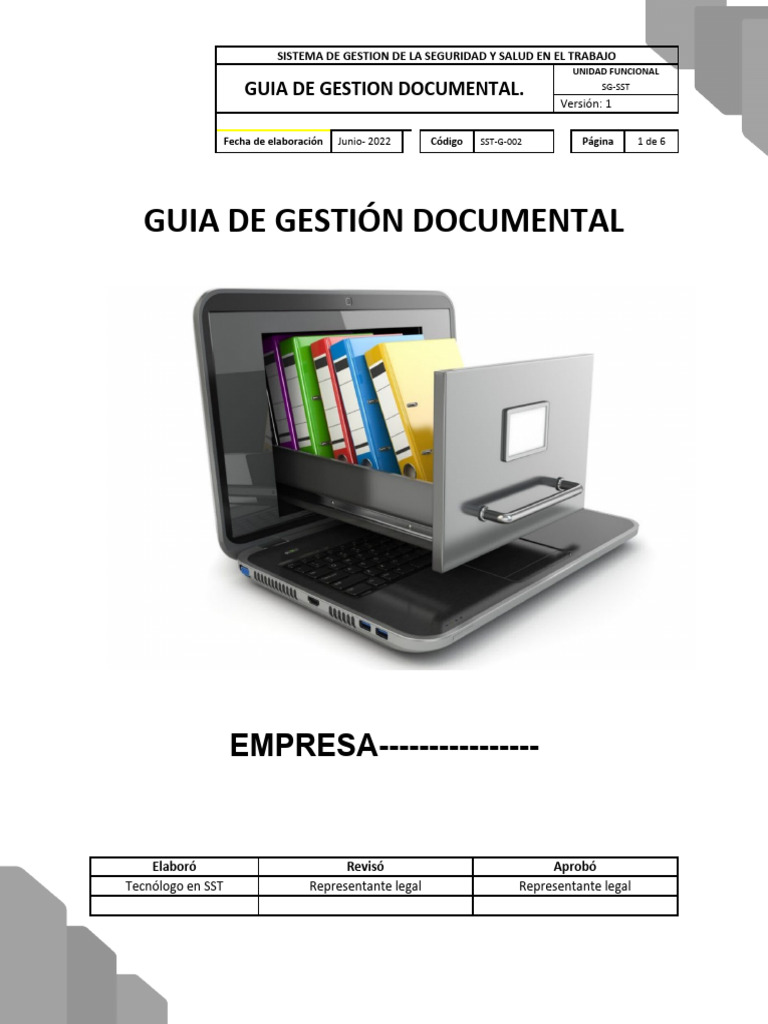 Guia Gestion Documental | PDF | Gestión de registros | Business