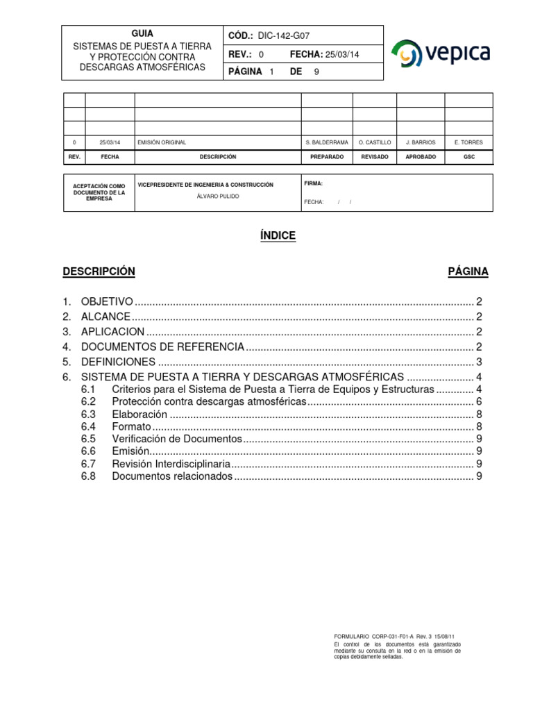 Dic 142-g07 SPAT & PCDA Guia Diseño | PDF | Relámpago | Electromagnetismo