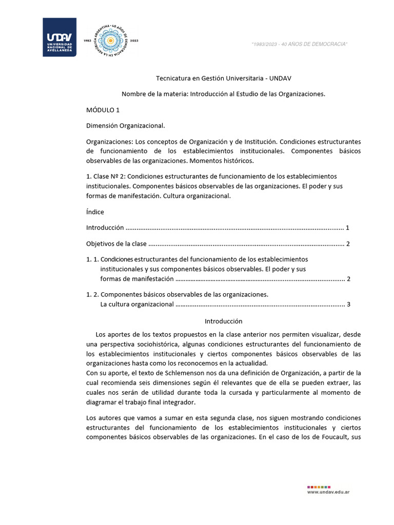 Clase 2 1er. Cuatr. 2023 | PDF | Política | Filosofía