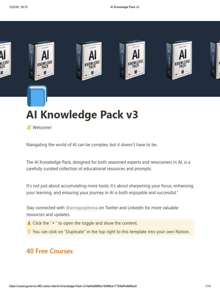 AI Knowledge Pack v3 | PDF | Artificial Intelligence | Intelligence (AI ...