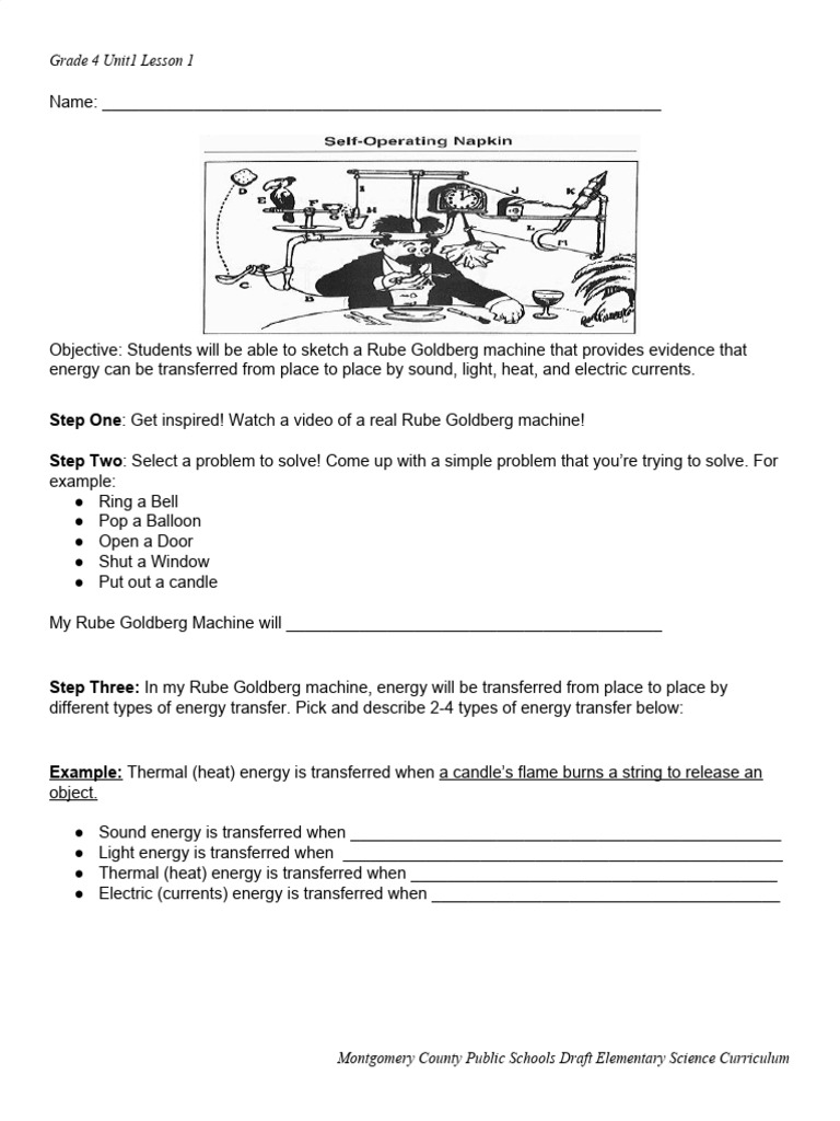 Fir? Akinfe - Rube Goldberg Sketch Challenge Template | PDF