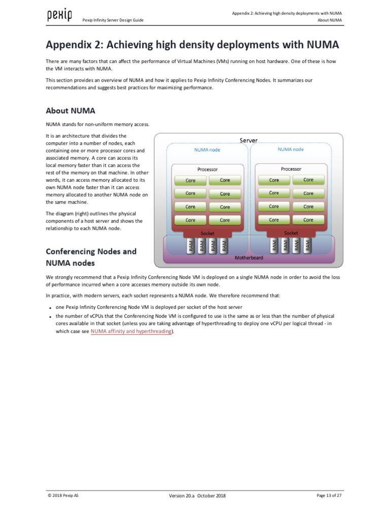 Achieving High Density Deployments With NUMA | PDF | Virtual Machine ...