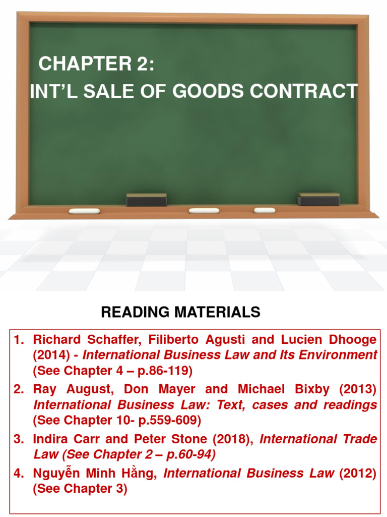 International Sale of Goods Contracts | PDF | Letter Of Credit | Economies