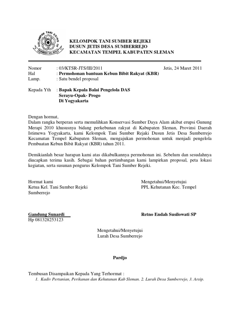 Proposal Kebun Bibit Rakyat - KBR | PDF | Teknologi & Rekayasa