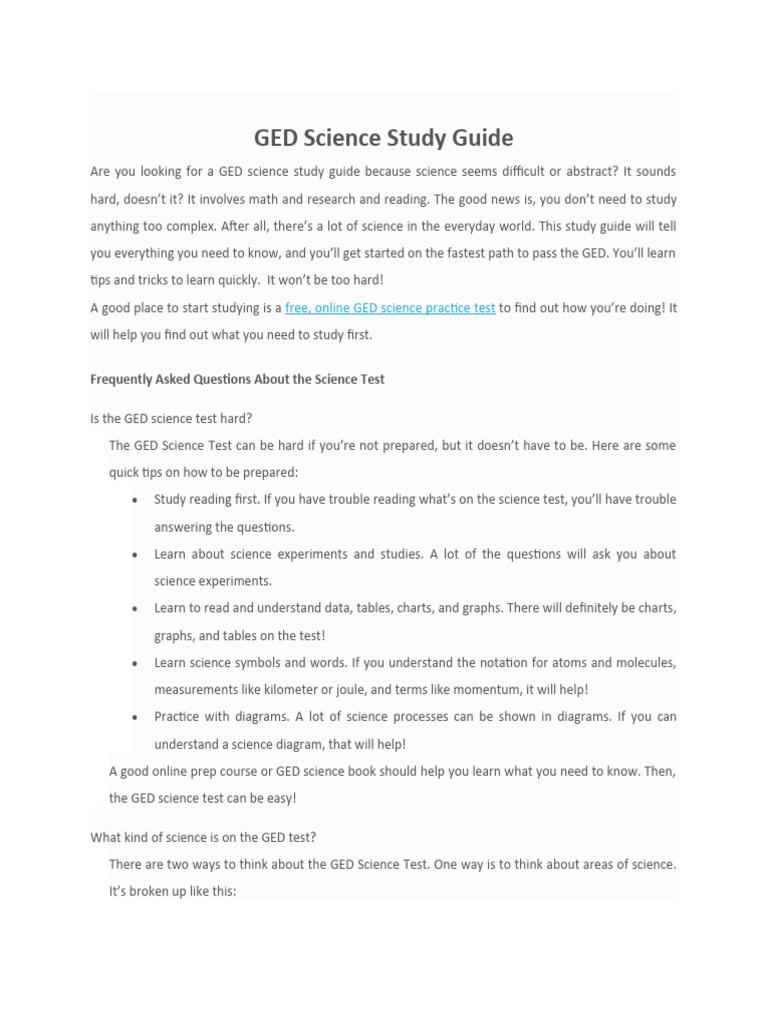 GED Science | PDF | Mercury (Planet) | Earth