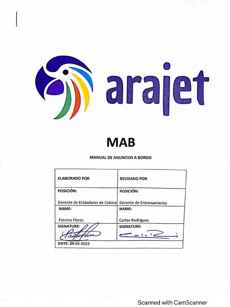 ARA-MAN-FLT-204-04 - Manual de Anuncios | PDF | Aviación | Transporte