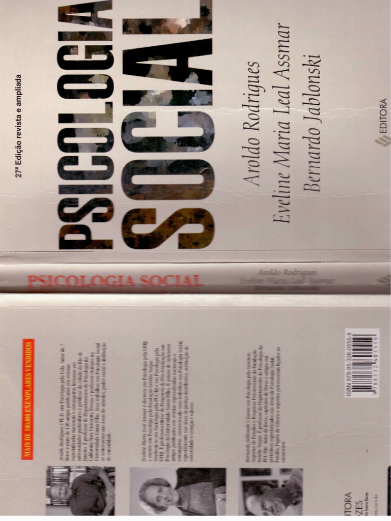 Psicologia Social RODRIGUES Assmar and J | PDF