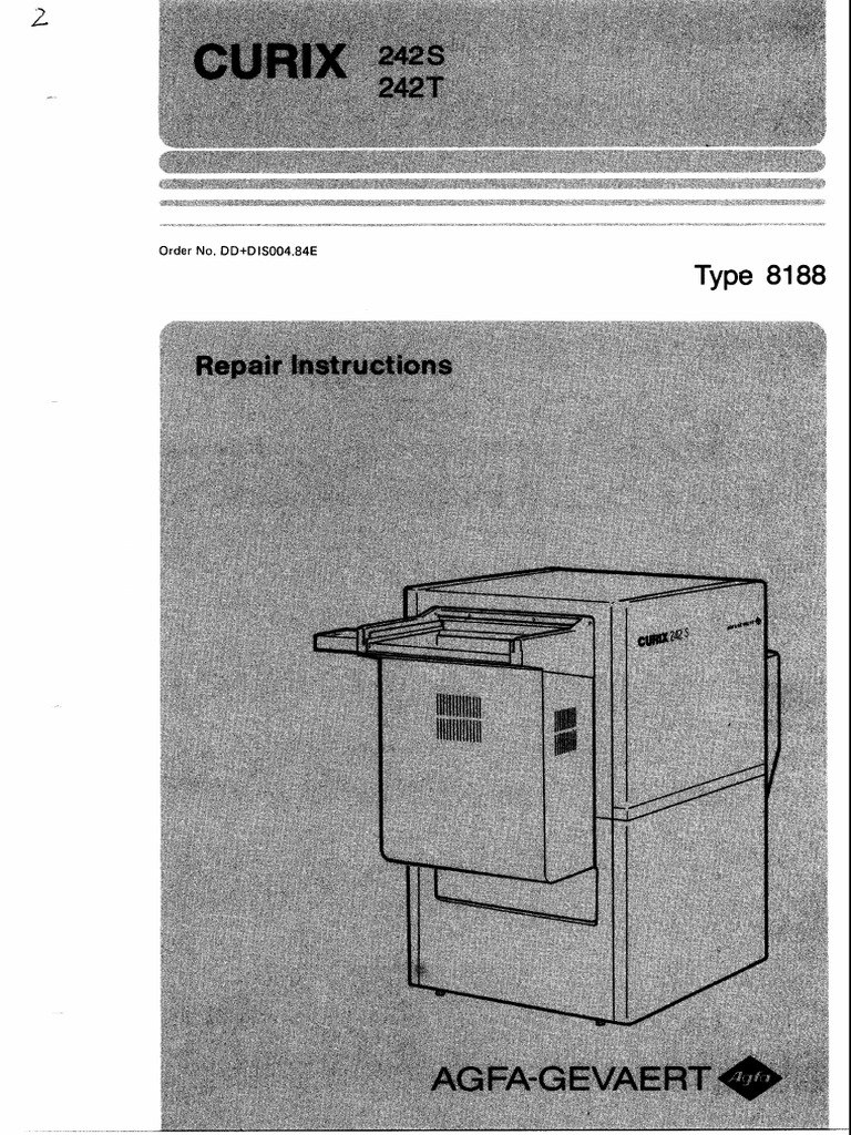 Curix 242 Repair | PDF